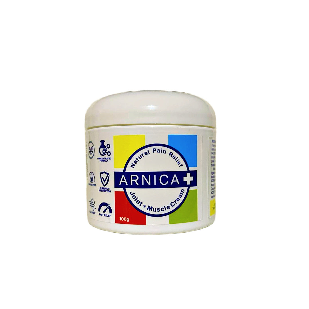ARNICA+ Plus Relief 100g tub - Natural Pain Cream for Joint and Muscle ...